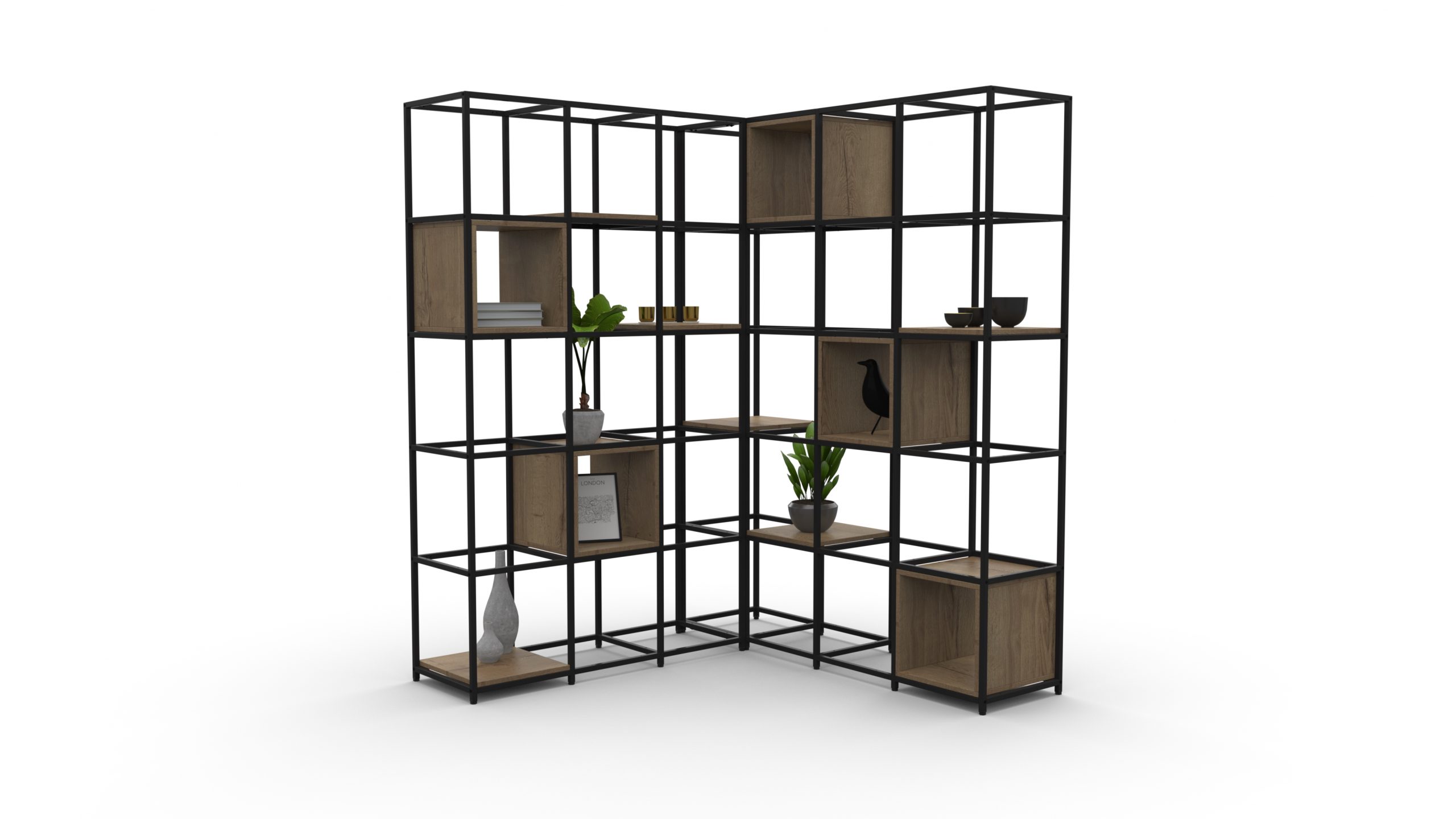 2055mm H Corner Assembly - Techo